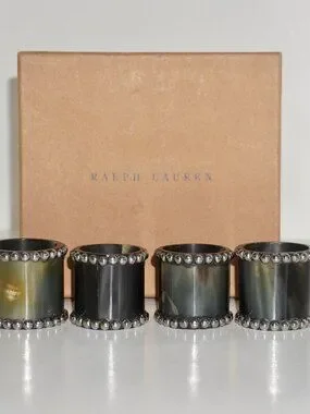 Ralph Lauren Home | Dining | Vintage Ralph Lauren Home Napkin Ring Set ...